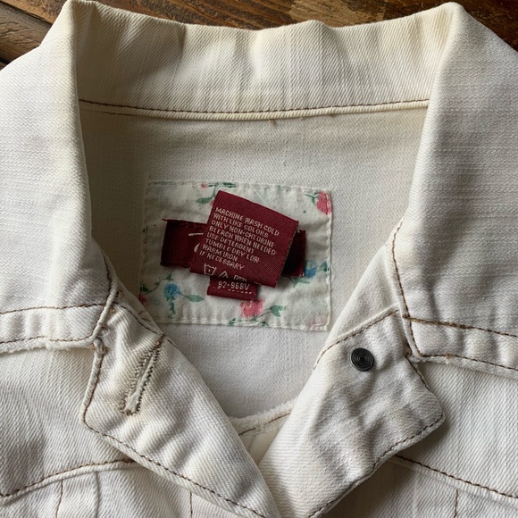 Vanity | Jackets & Coats | Vanity White Western Trucker Jean Denim ...